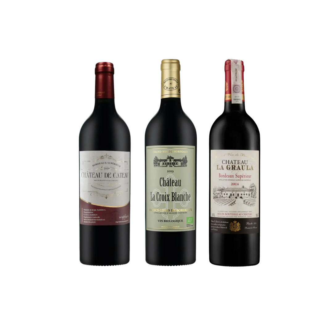 Zestaw win Bordoskie Trio | Kondrat Wina Wybrane